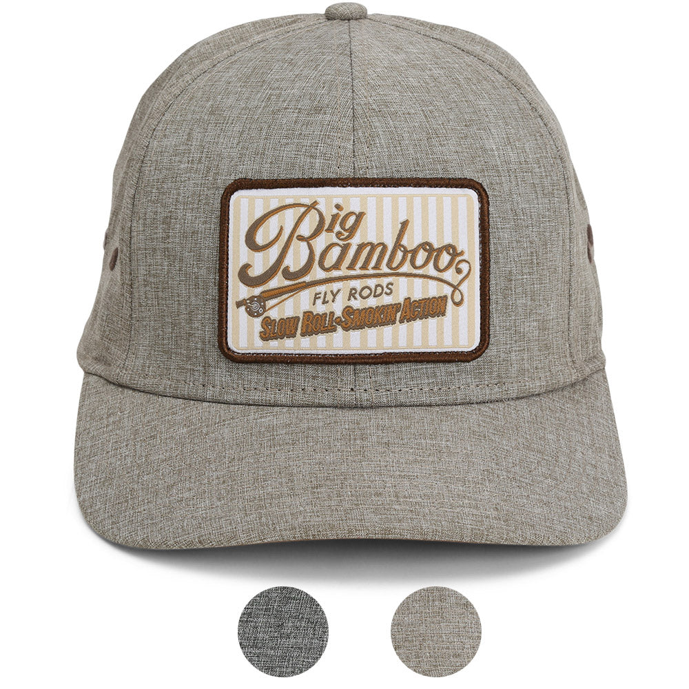 Big Bamboo Fly Rod Heathered 6-Panel Fly Fishing Patch Cap – Natives ...